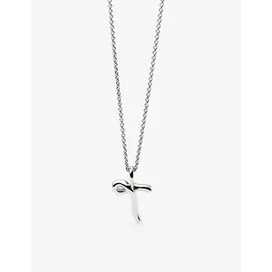 MISSOMA Curly Molten Mini Initial T -plated Sterling Necklace - Silver