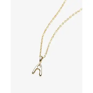 MISSOMA Fine Initial Mini Z 14ct Yellow Pendant Necklace