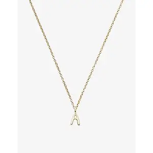 MISSOMA Fine Initial Mini Z 14ct Yellow Pendant Necklace