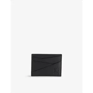 Loewe Puzzle-edge Leather Cardholder - Black
