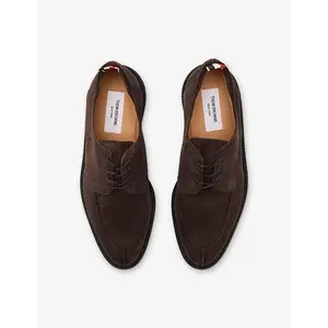 Thom Browne Commando-sole Suede Derby Shoes