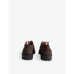 Thom Browne Commando-sole Suede Derby Shoes