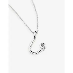 MISSOMA Curly Molten Mini Initial U Plated Sterling Necklace