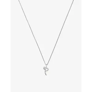 MISSOMA Curly Molten Mini Initial P -plated Sterling- Necklace