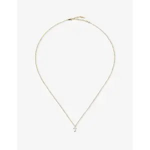 MISSOMA Initial A 14ct Yellow Mini Pendant Necklace - Gold