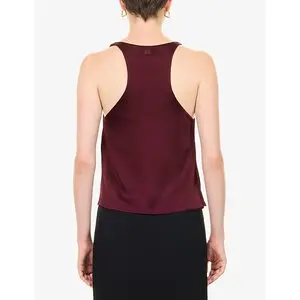 BLAZÉ MILANO Satin Tank Top - Wine