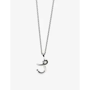 MISSOMA Curly Molten Mini Initial J Plated Sterling Necklace