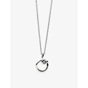 MISSOMA Curly Molten Mini Initial O Sterling Necklace - Silver