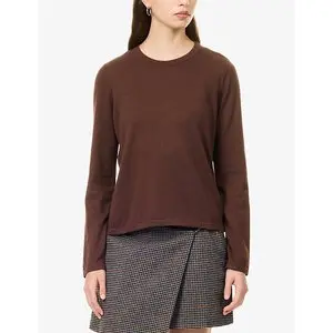 Rails Round-neck Cotton-blend T-shirt