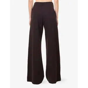 ME+EM Textured Wide-leg Jacquard-jersey Trousers