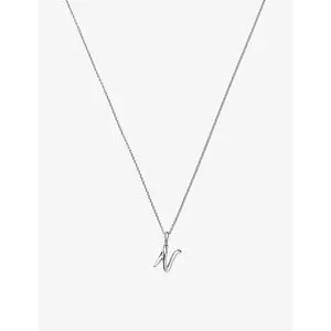 MISSOMA Curly Molten Mini Initial N Plated Sterling Necklace