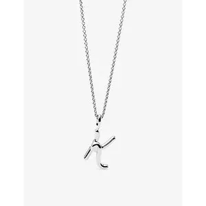 MISSOMA Curly Molten Mini Initial K Plated Sterling Necklace