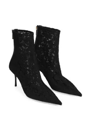 Dolce & Gabbana Lace Ankle Boots