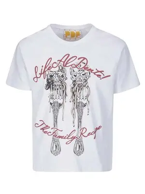 PDF Life Al Dente Graphic T-shirt - White