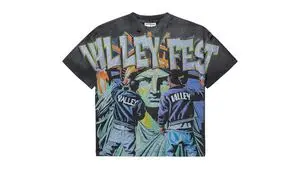 VALE FOREVER Bling Graffiti Tee Shirt