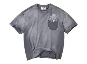 VALE FOREVER Skullie Tee Shirt - Grey