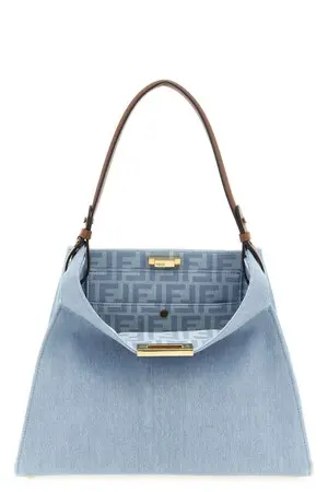 Fendi Way Medium Handbag - Light Blue