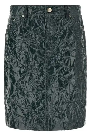 Marni Skirt With A Wrinkled Effect - Green
