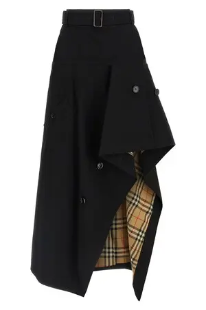 Burberry Cotton Trench Skirt