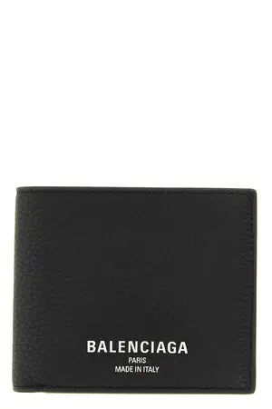 Balenciaga Credit Folded' Wallet - Black