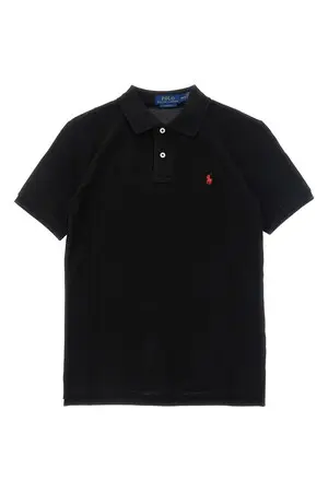 Polo Ralph Lauren Logo Embroidery Polo Shirt - Black