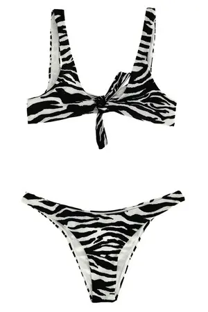 Attico Estate Meravigliosa' Bikini - White/black