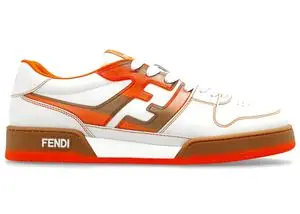 Fendi Match Sneaker - White/orange