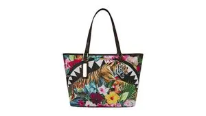SPRAYGROUND Flowering Jungle Shark Tote - Multicolor