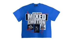 Mixed Emotion Lost Identity Tee Shirt - Blue