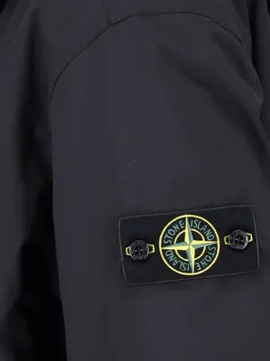 Stone Island Hooded Jacket 4100108 - Black