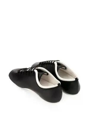 Dries Van Noten Leather Ballerina Sneakers
