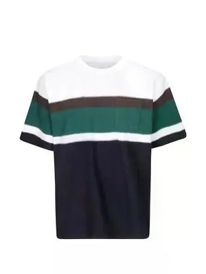 Sacai Chusen-dyed Pocket T-shirt - Black