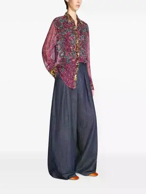 Dries Van Noten Embroidered Shirt - Pink