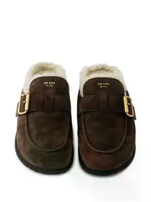 Prada Suede Mules