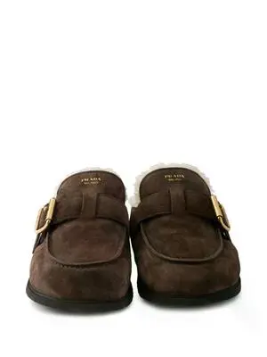 Prada Suede Mules