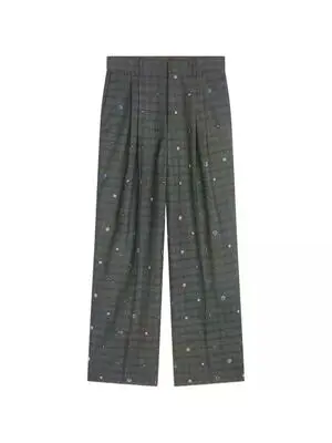 Dries Van Noten Embroidered Straight-leg Pants