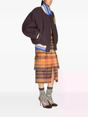 Dries Van Noten Embroidered Wool Bomber Jacket