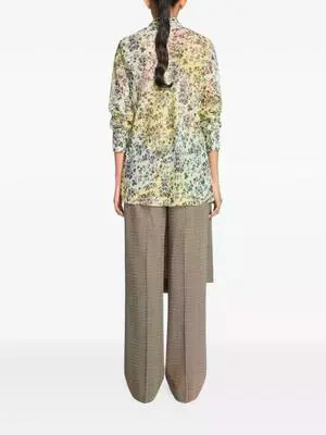 Dries Van Noten Fitted Jacquard Shirt