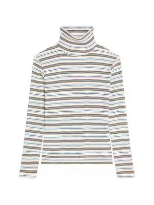 Dries Van Noten Ribbed Cotton Turtleneck T-shirt