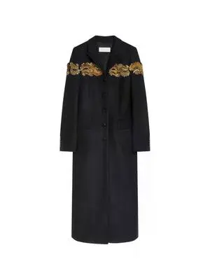 Dries Van Noten Embroidered Wool Coat