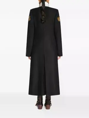 Dries Van Noten Embroidered Wool Coat