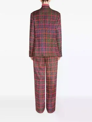 Dries Van Noten Double-breasted Jacquard Blazer