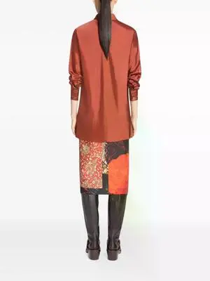 Dries Van Noten Fitted Viscose Shirt