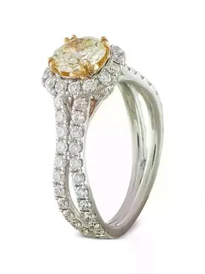 LB EXCLUSIVE Diamond Halo Ring - Silver