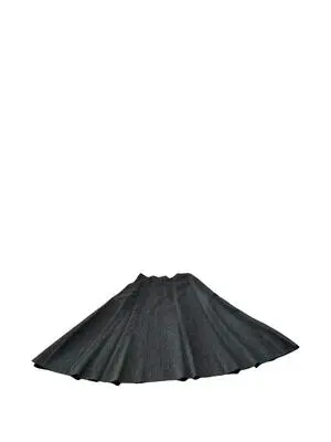 DOUUOD Check-pattern A-line Mini Skirt