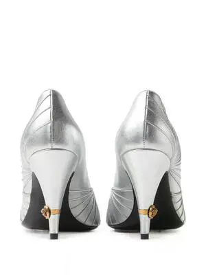 Versace Metallic Nappa Pumps 90 Mm