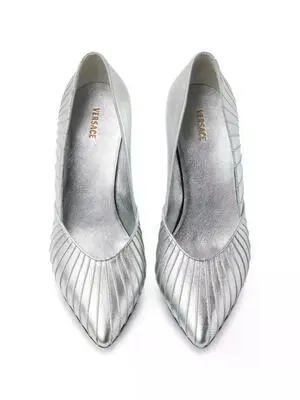 Versace Metallic Nappa Pumps 90 Mm