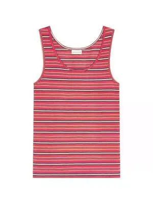 Dries Van Noten Striped Cotton Tank Top