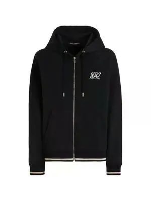 Dolce & Gabbana Cotton Hooded Sweatshirt - Blue