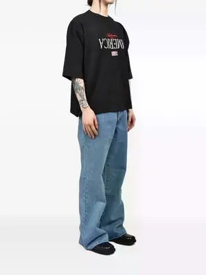 WILLY CHAVARRIA Embroidered Buffalo T-shirt - Black